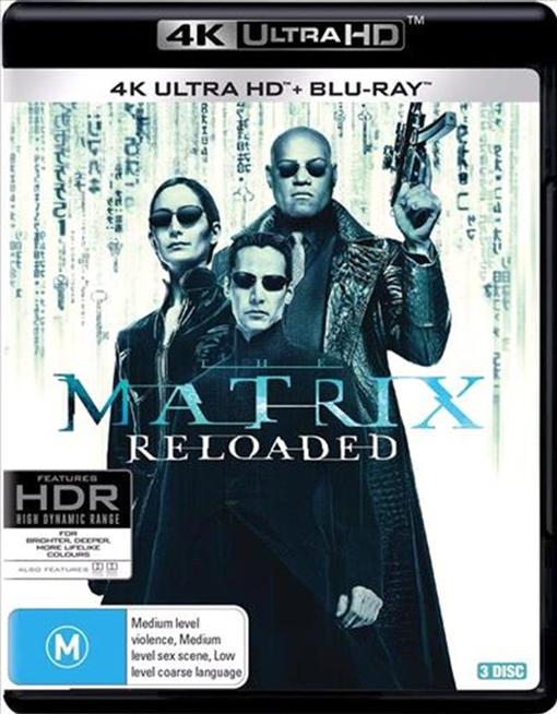 THE MATRIX RELOADED (4K UHD / BLU-RAY) - Cinema Vault