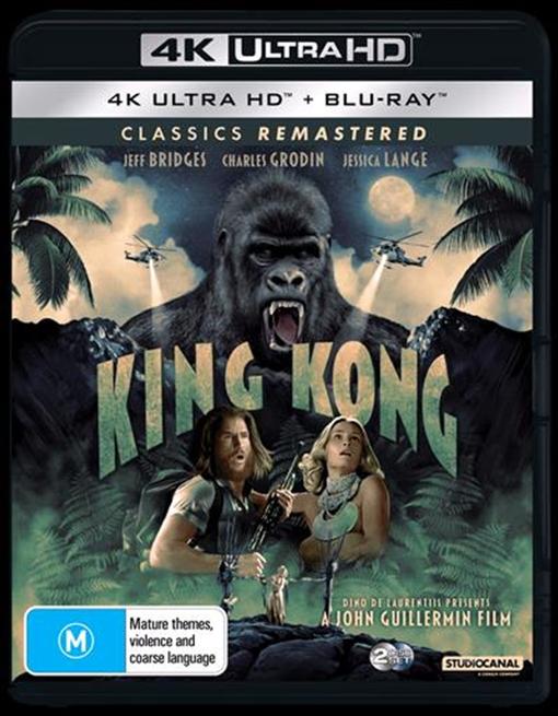KING KONG (1976) (CLASSICS REMASTERED) (4K UHD / BLU-RAY) - Cinema Vault