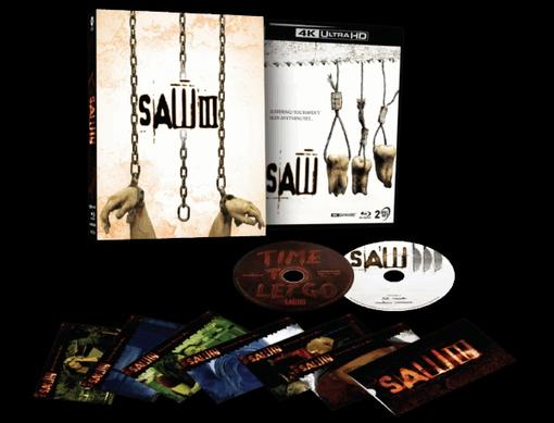 SAW III - LIMITED EDITION 4K + BLU-RAY (LENTICULAR HARDCOVER + ART ...